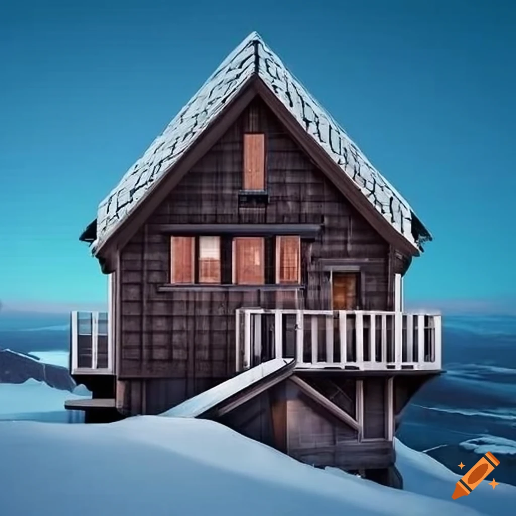 Norwegian tower cabin architectural design