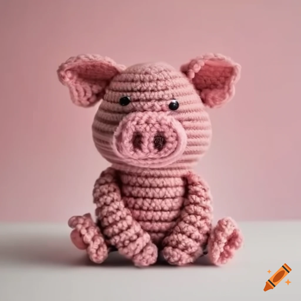 Amigurumi pig