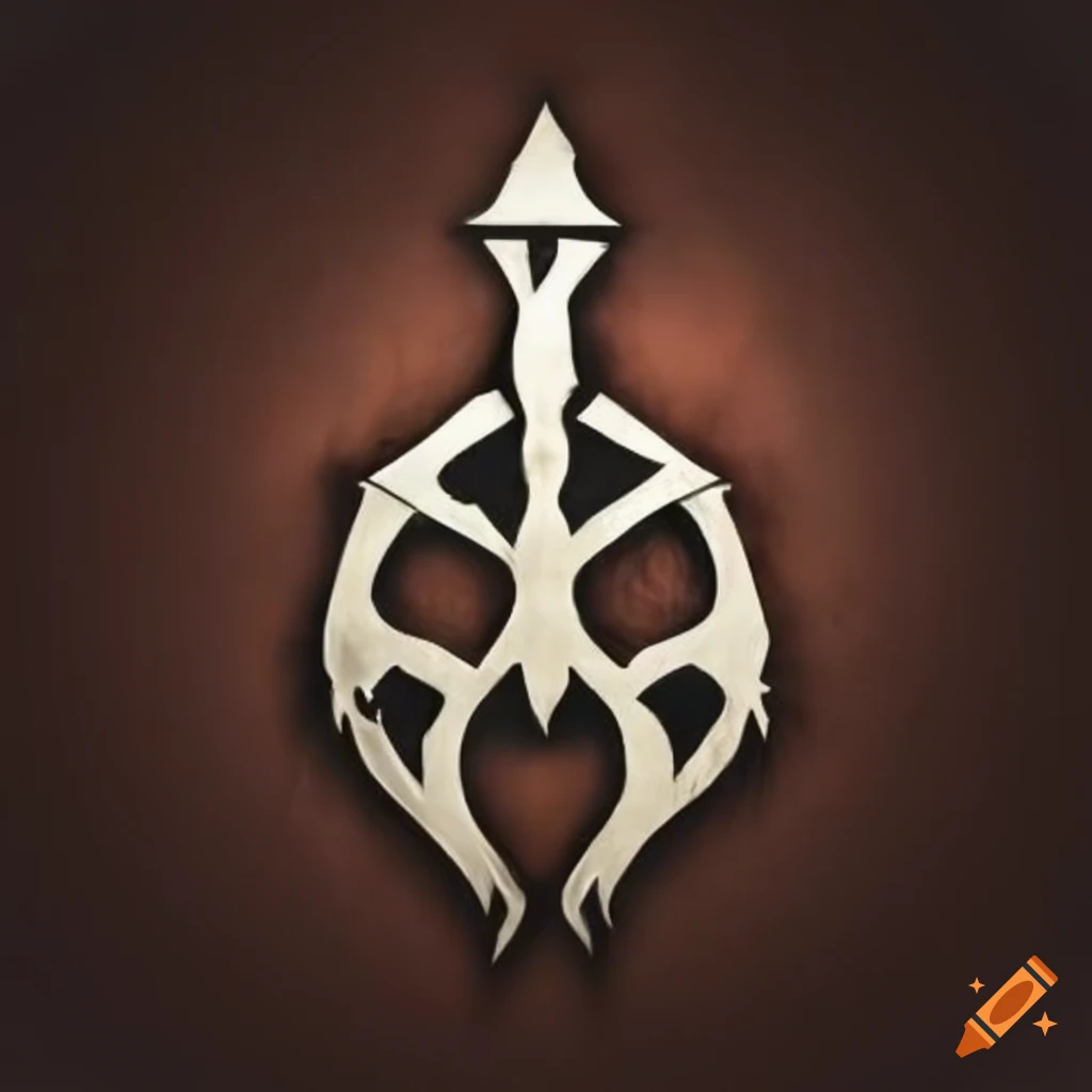 Viking-themed guild logo with the text true north