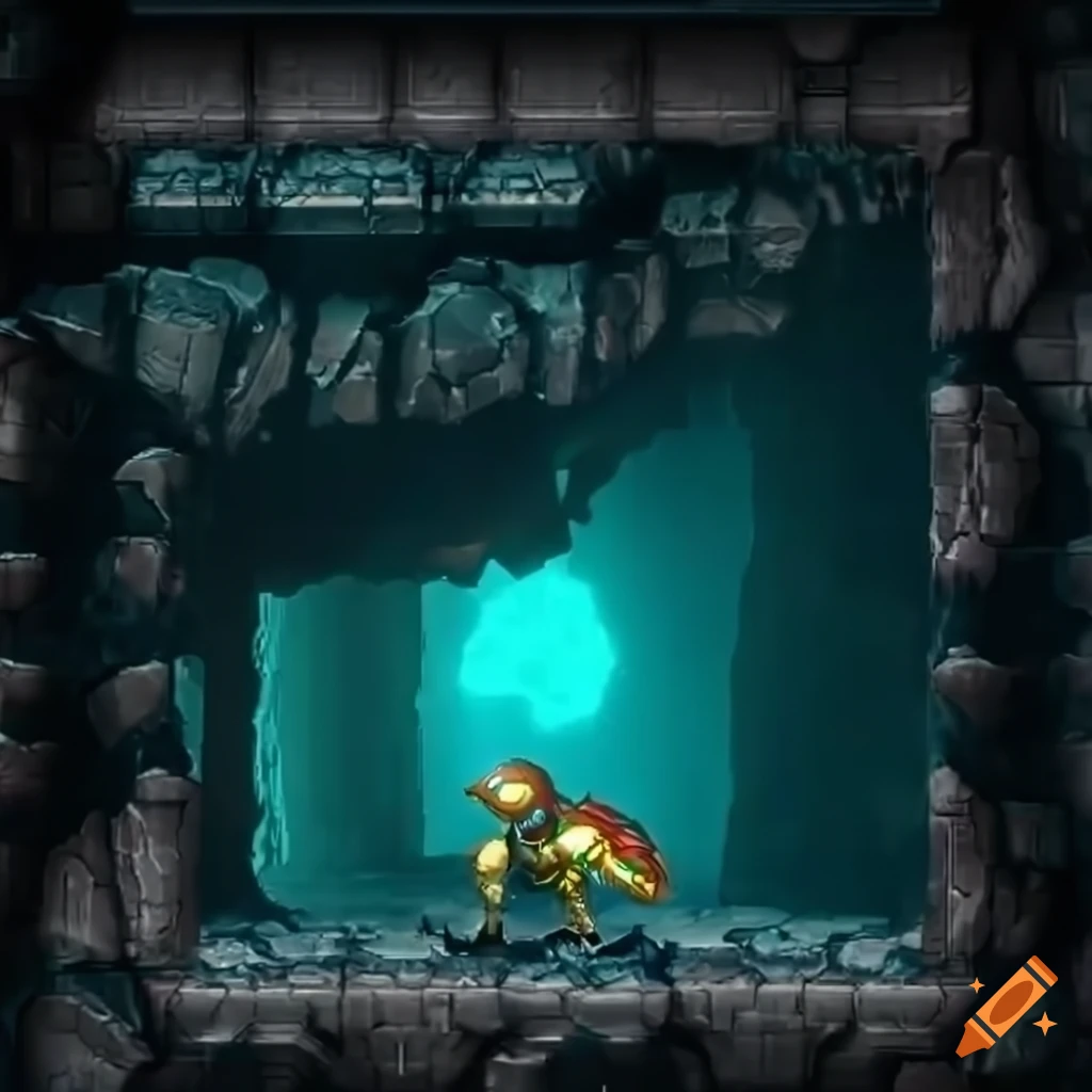 High resolution realistic rock platform tiles for metroid dread