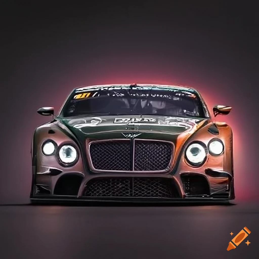 Bentley gt3 winning race at brands hatch on Craiyon