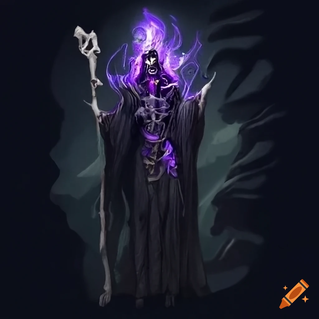 Image of a powerful arch-lich sorcerer