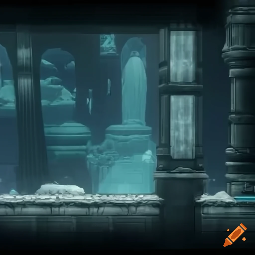 High resolution realistic rock platform tiles for metroid dread game