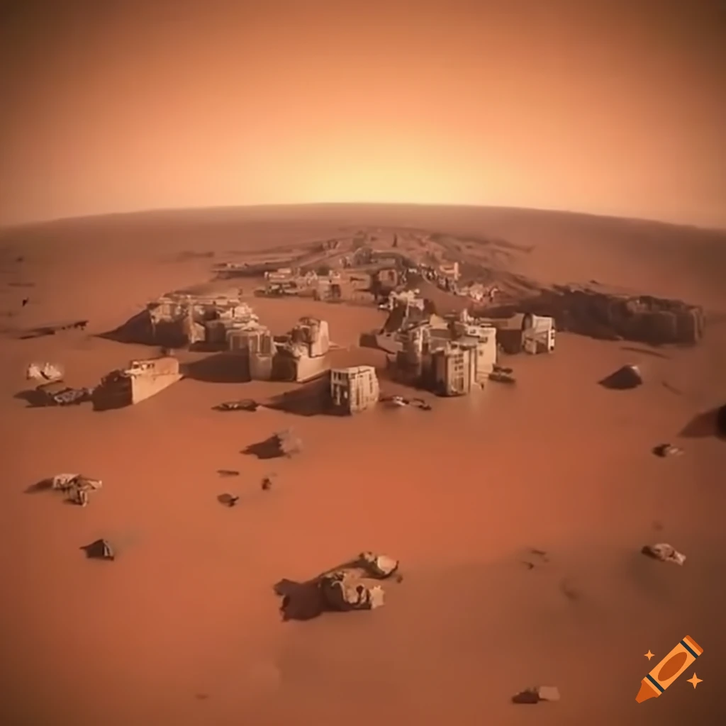 Mineral processing plant on mars on Craiyon