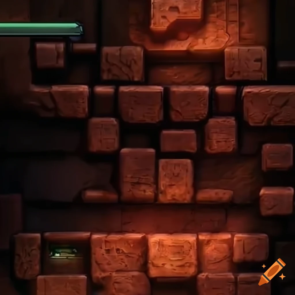 High-resolution realistic rock platform tiles for metroid dread on Craiyon