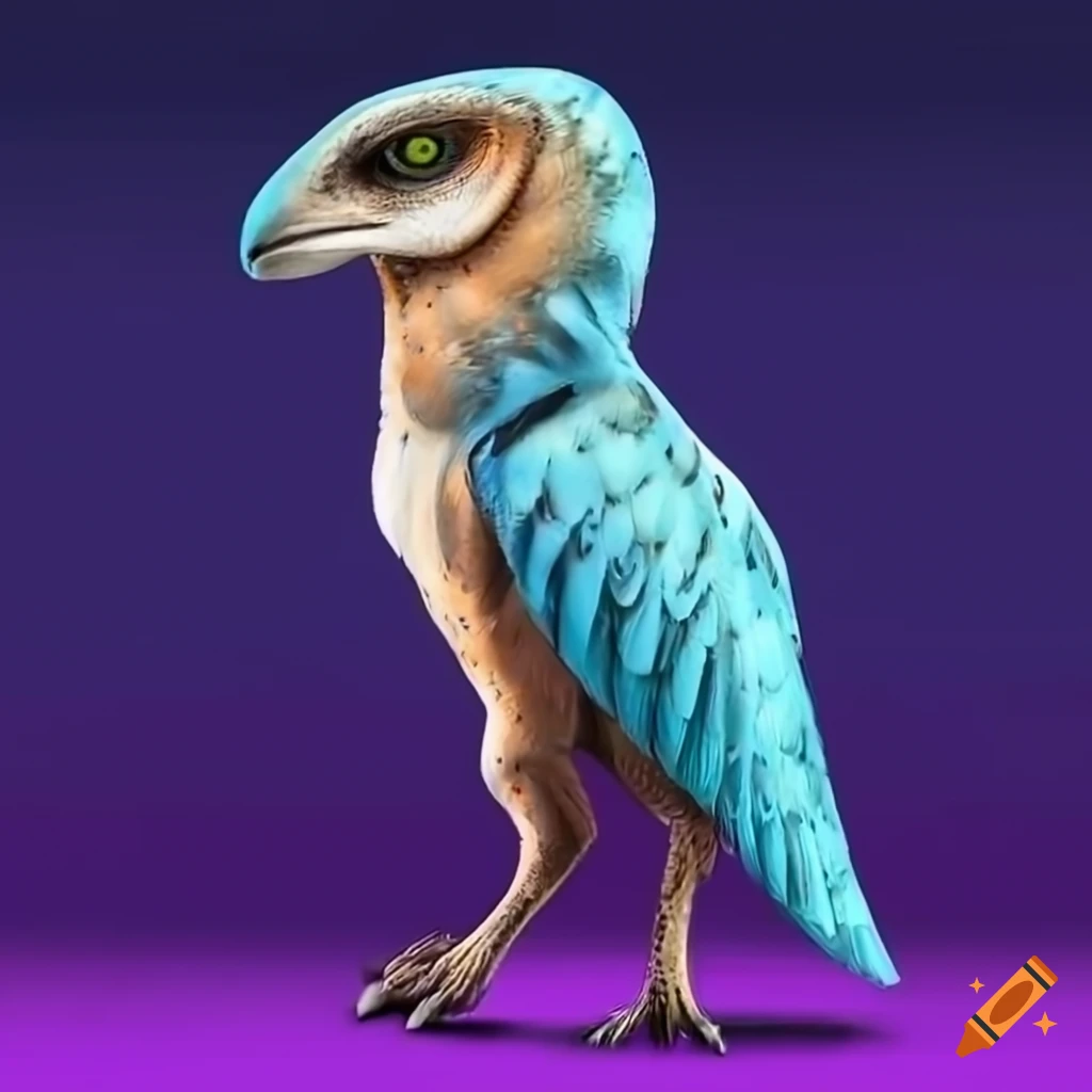 Futuristic ancient nubia with anthropomorphic, bipedal animals on Craiyon