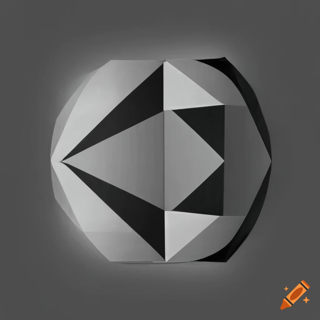 Surreal geometric illusion by victor vasarely on Craiyon