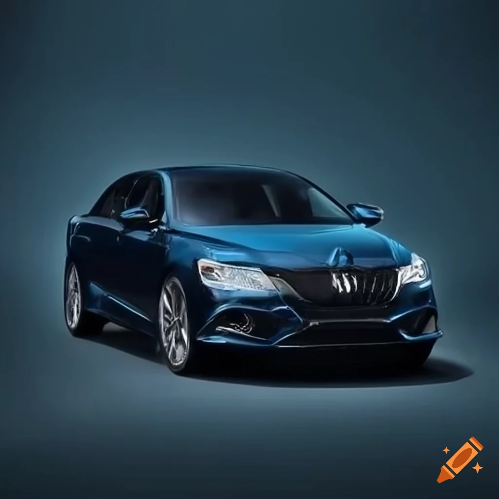 Elegant sedan car on Craiyon