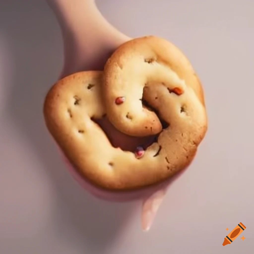 Hand-shaped cookie with the saying 'to lend a hand'