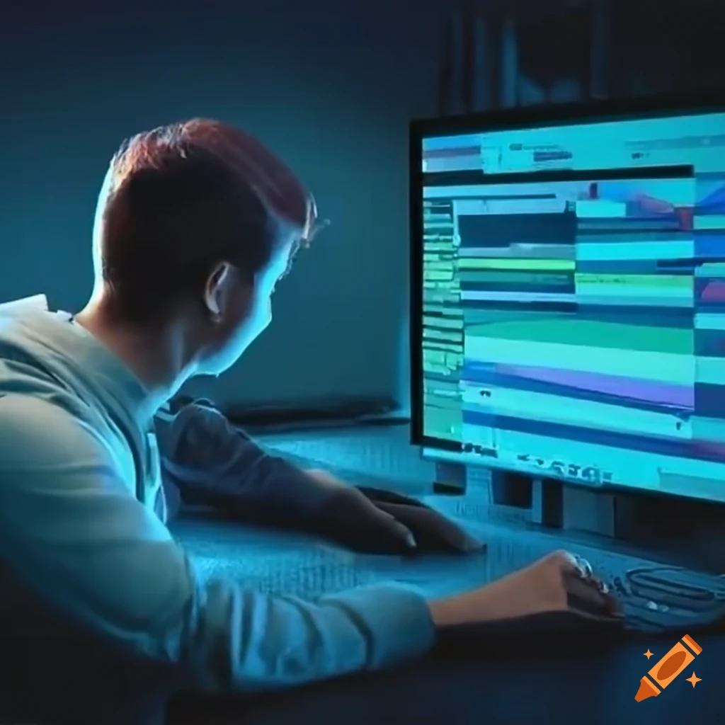 Online advertising on websites and banners on Craiyon