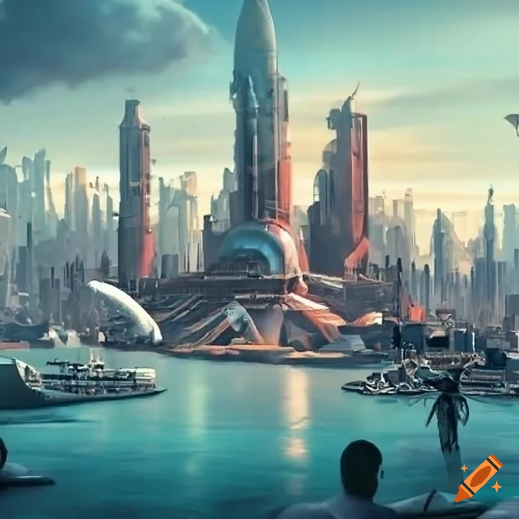 Star wars mega city on Craiyon