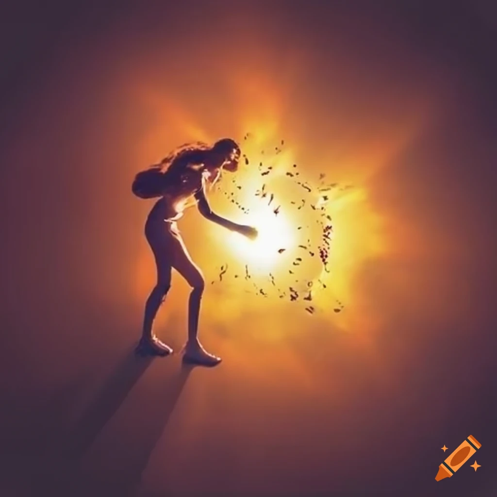 Image depicting walking on the sun on Craiyon