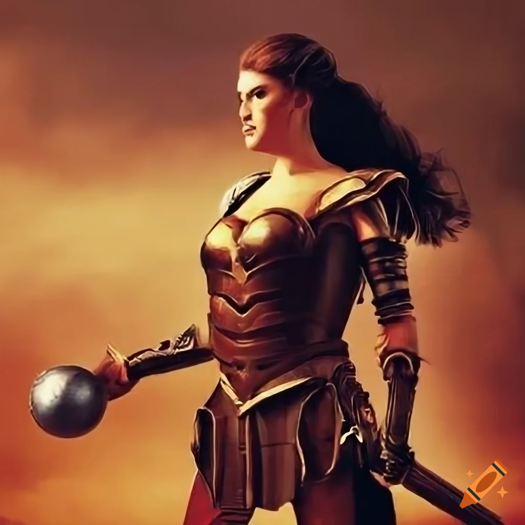 Steampunk propaganda poster featuring a valkyrie with a baseball bat on ...