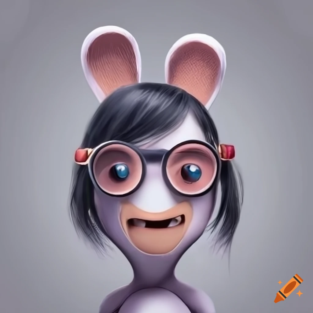 Cosplay of a female rabbid