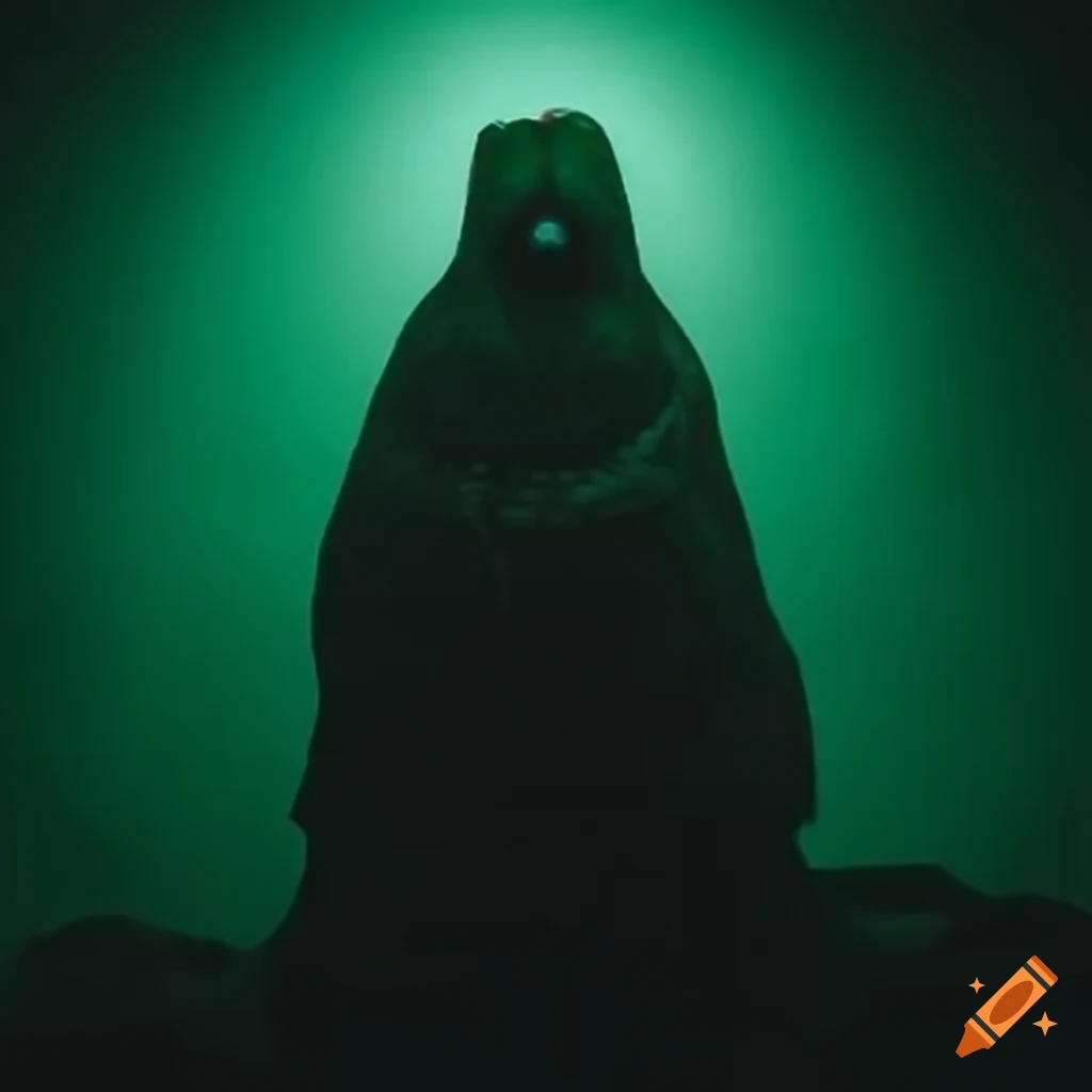 Image of a demon monster hiding in the shadows