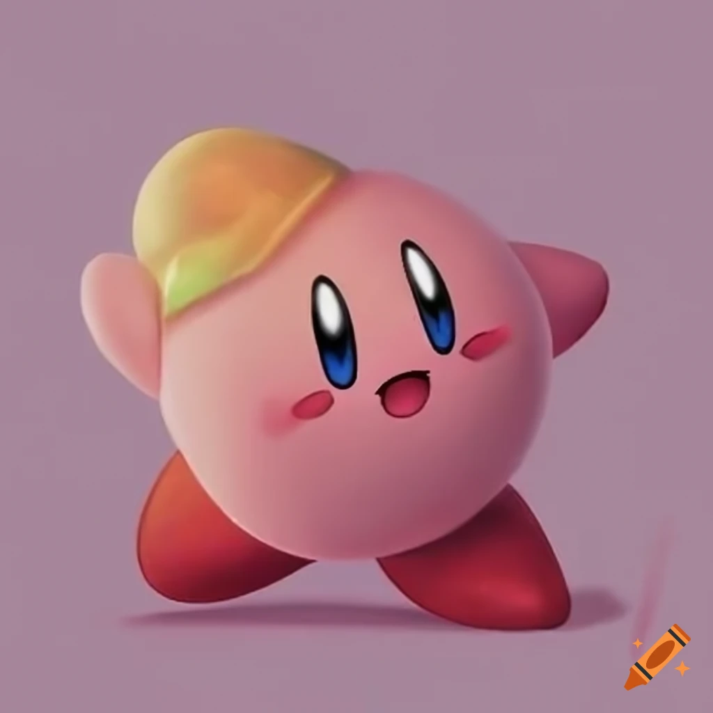 Kirby character on Craiyon