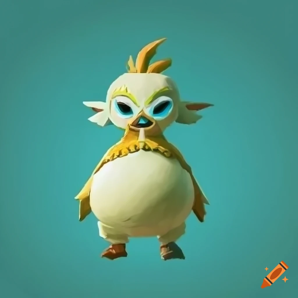 Fan art of Rito character from Zelda Breath of the Wild on Craiyon