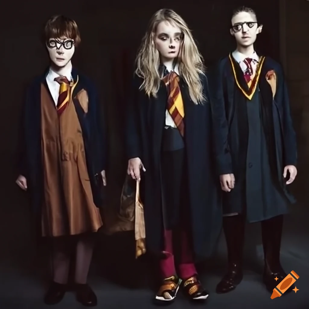 Harry potter reading a book on Craiyon