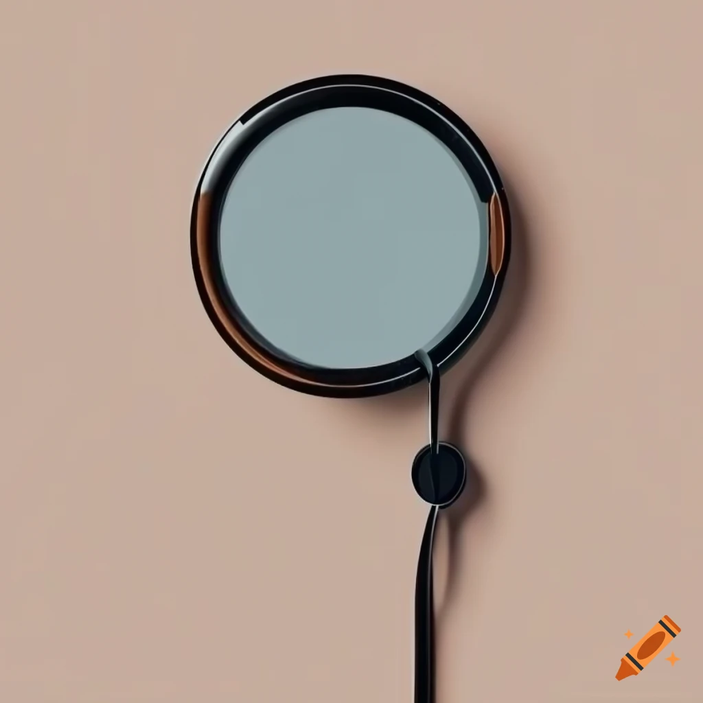 Stylish 2d monocle on white background on Craiyon