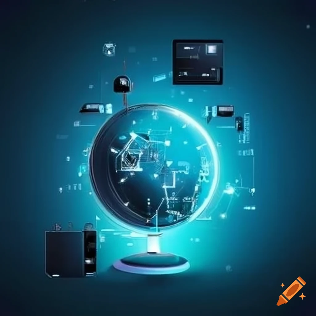 Image illustrating internet engineering technology on Craiyon