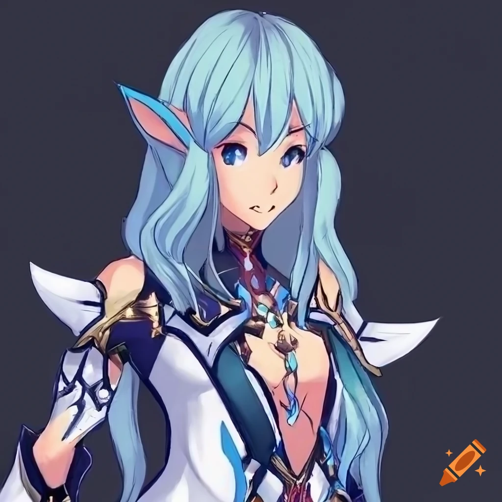 Waifu oc from xenoblade chronicles on Craiyon