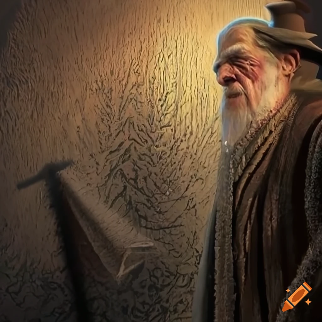 Illustration of ebenezer scrooge dancing on christmas morning