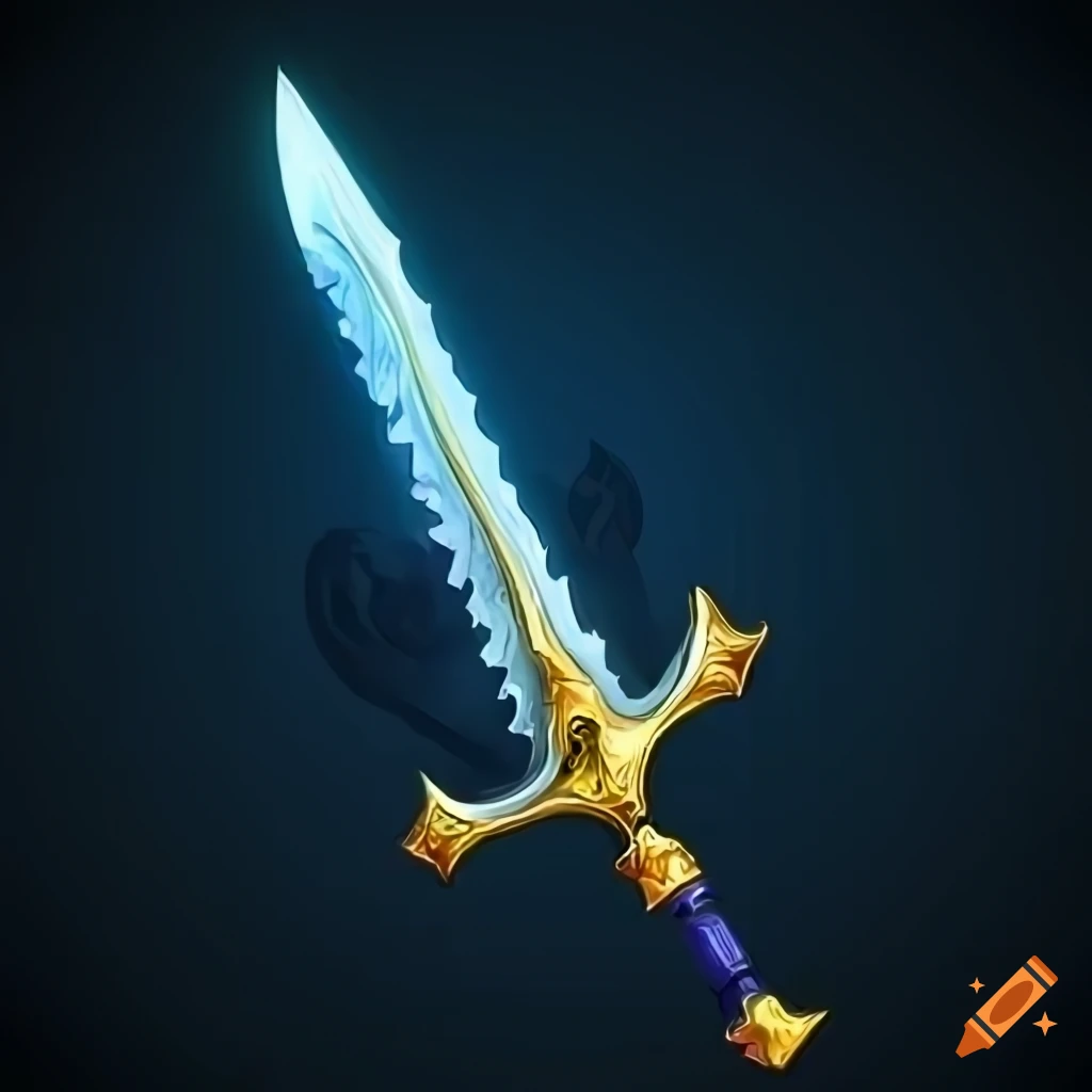 Mystic sword nft artwork on Craiyon