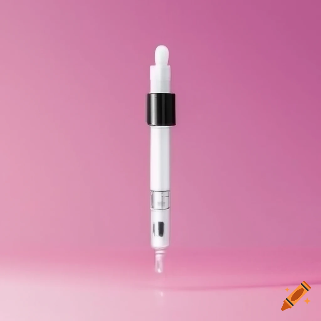 Close-up of an eye dropper ballpen