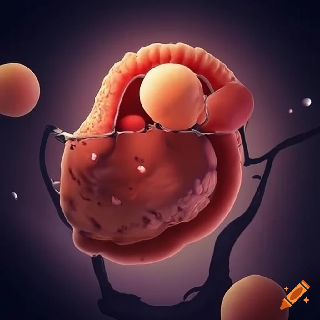 Illustration of contracting diseases on Craiyon