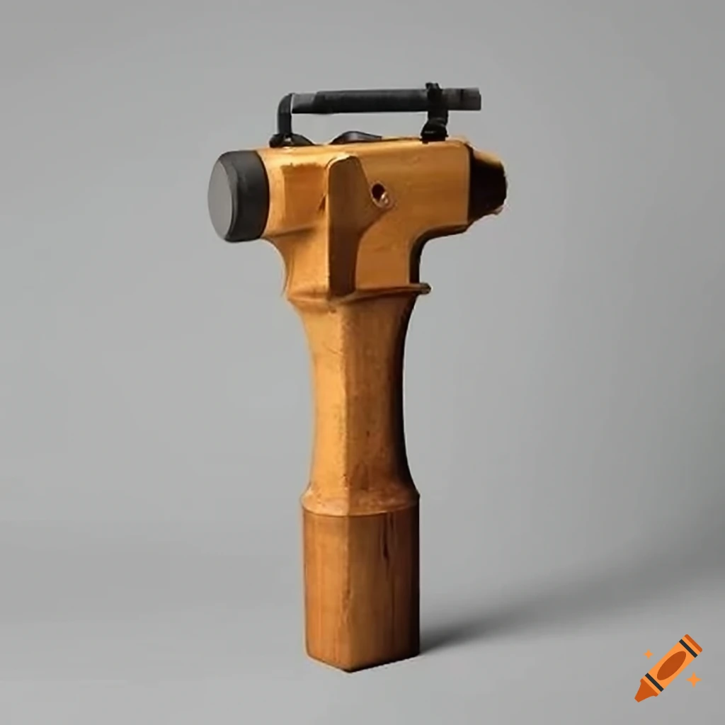 Customizable jack hammer machine with rifle shell as driving force on ...