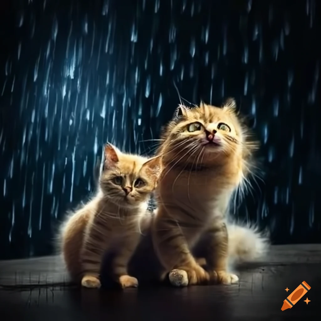 Gray cat wearing sunglasses holding an umbrella on Craiyon