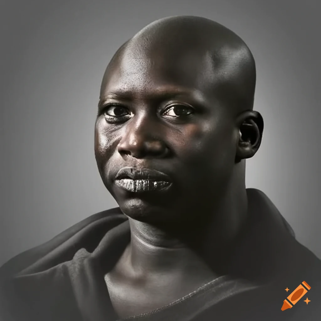 Portrait of yahya jammeh, gambian politician