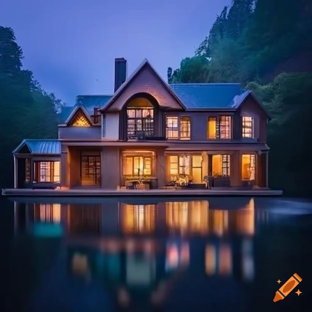Image of a fancy mini mansion on Craiyon