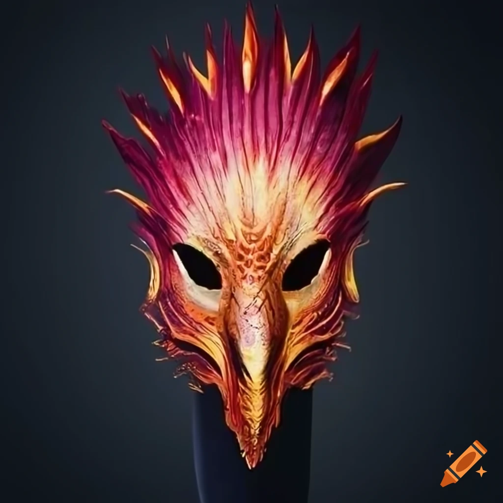 Phoenix mask on Craiyon