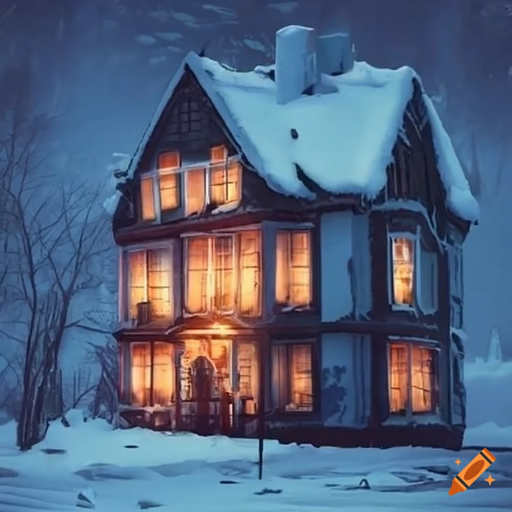 Spacious house with cozy atmosphere on Craiyon