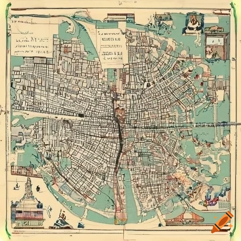 Unique illustration of combined maps of boston, new york, and los ...