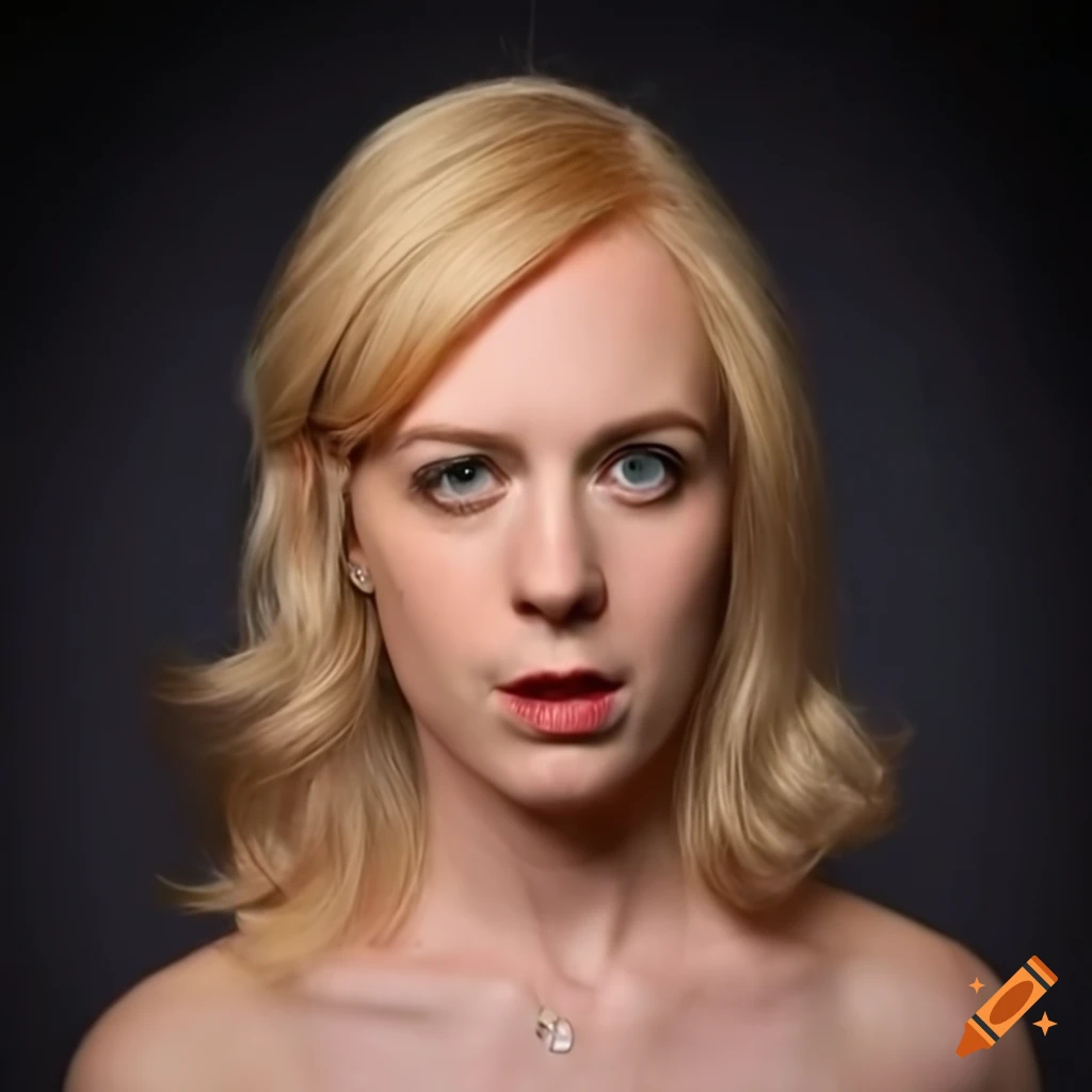 Close up Portrait Of A Stunning Blonde Woman On Craiyon