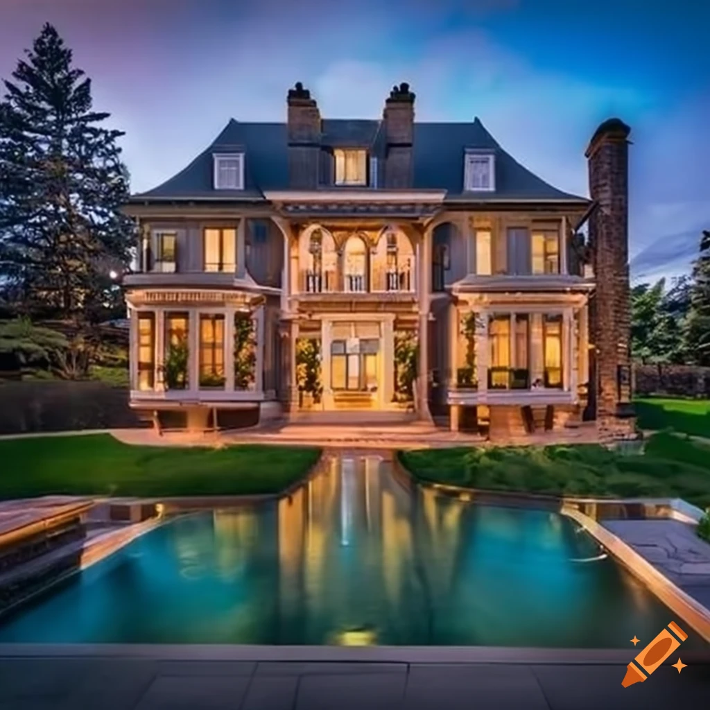 Beautiful Little Mansion Image Of An Extravagant Mini Mansion On