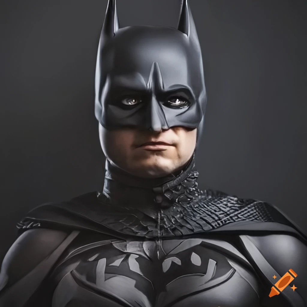 Old person with batman mask from side on Craiyon