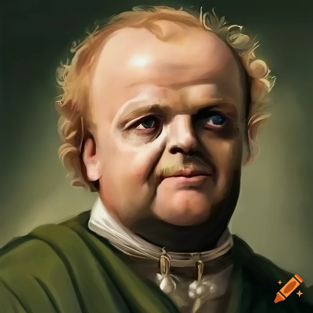 Toby Jones as Father Strangyeard from Memory Sorrow and Thorn on Craiyon