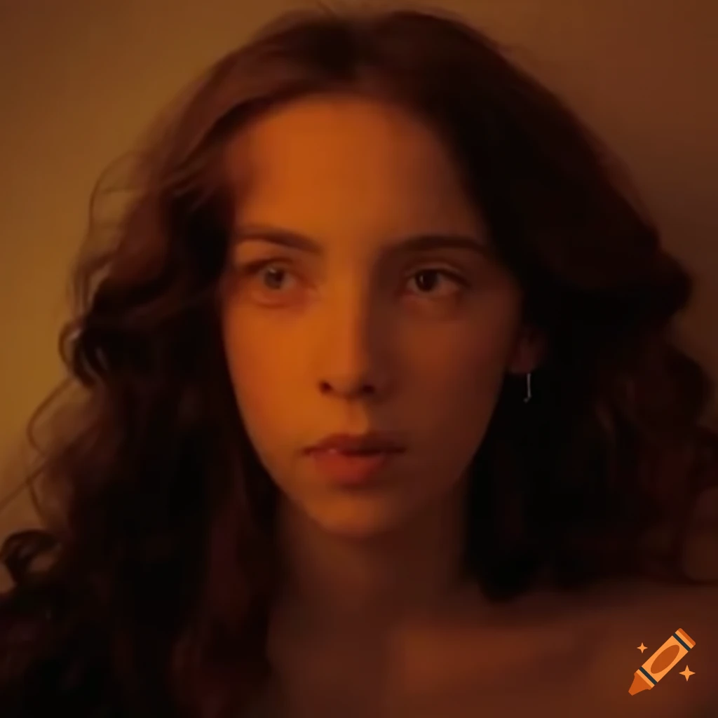 Vhs footage of a 70s teenage girl