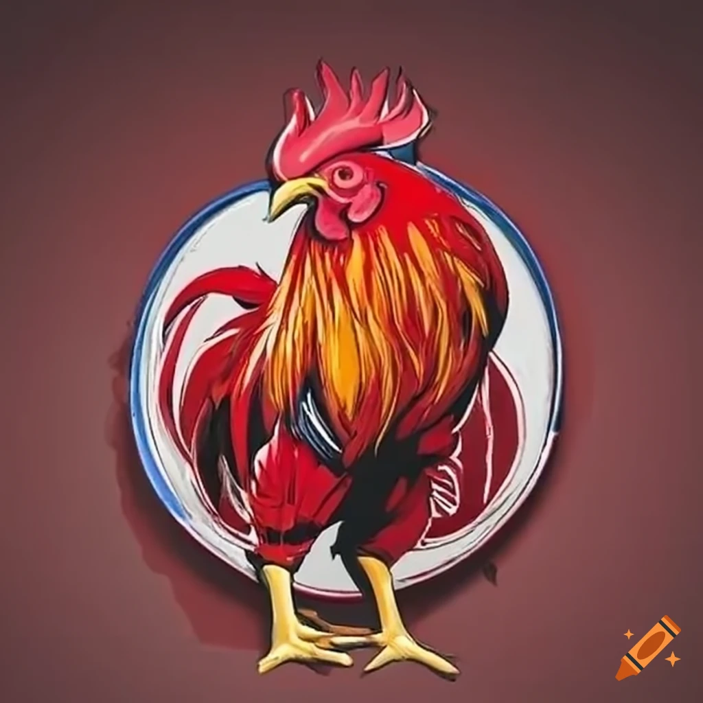 Red's rangers logo with a proud red rooster
