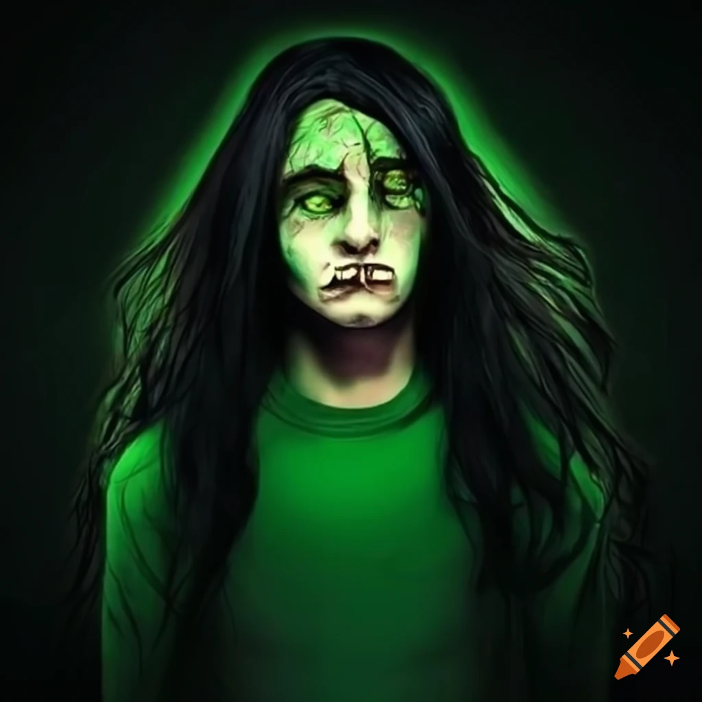 Portrait of a young man with a creepy vibe on Craiyon