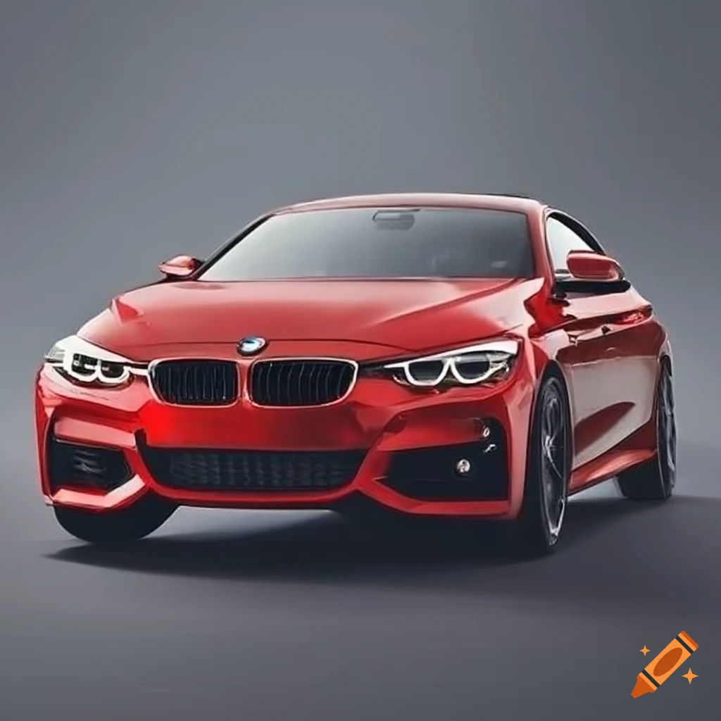 Red bmw 430i car on Craiyon