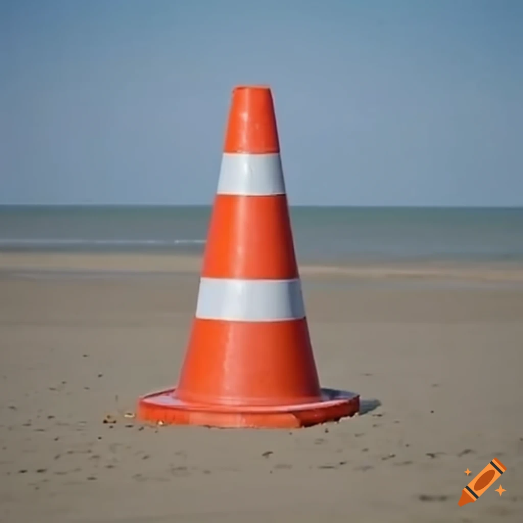Traffic Cone On Normandy Beach On Craiyon traffic-cone-on-normandy-beach-on-craiyon