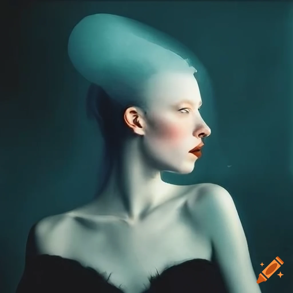 Transparent woman artwork in avant-garde style on Craiyon