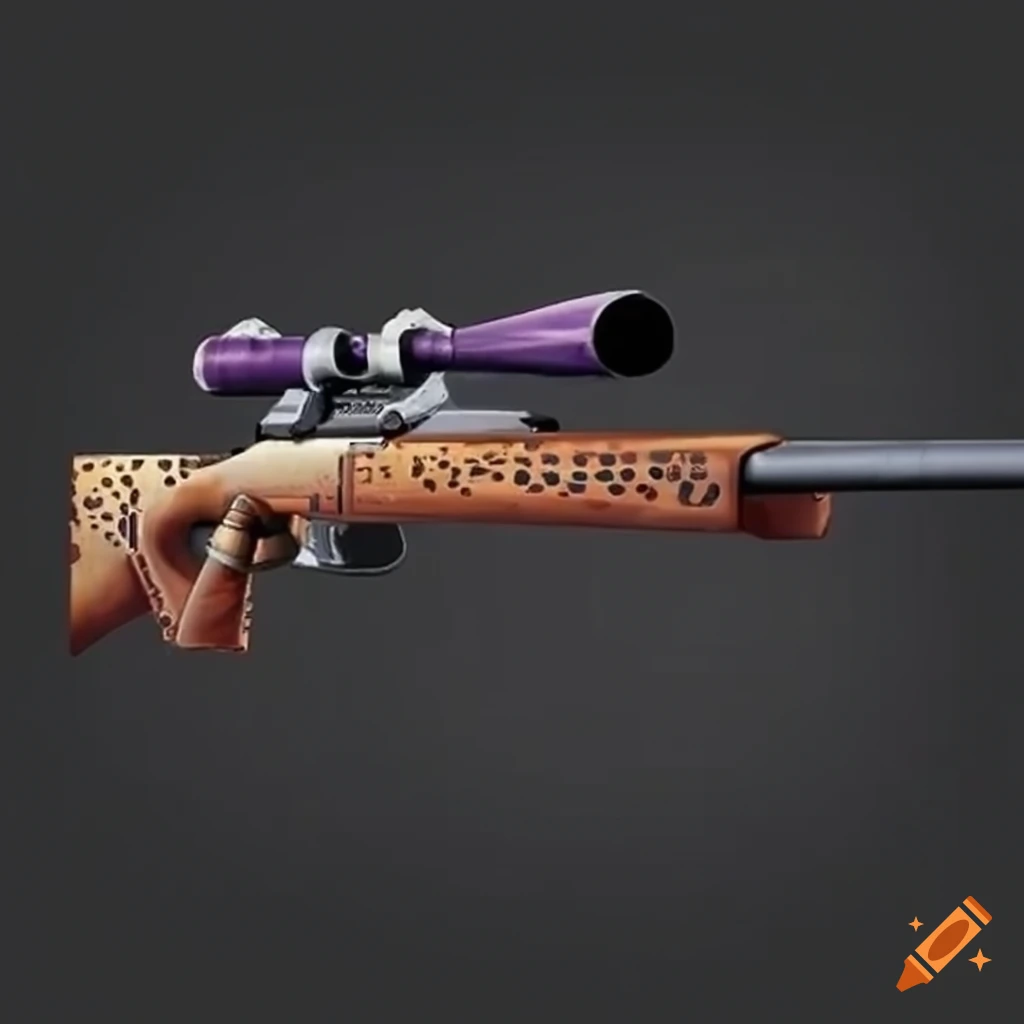 Sniper rifle weapon on Craiyon