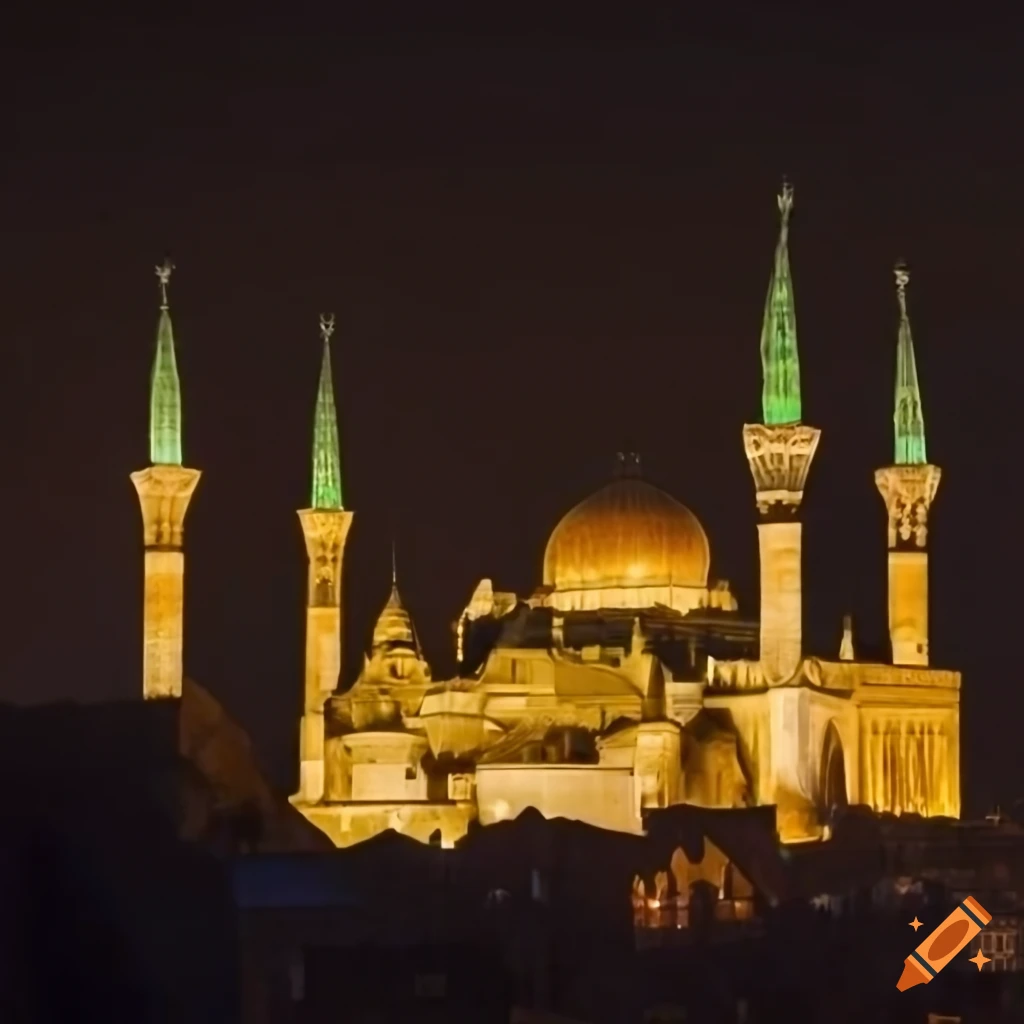 Islamic architecture in prague on Craiyon