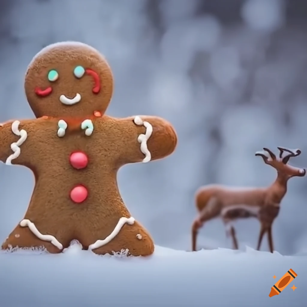 Gingerbread wizard on Craiyon