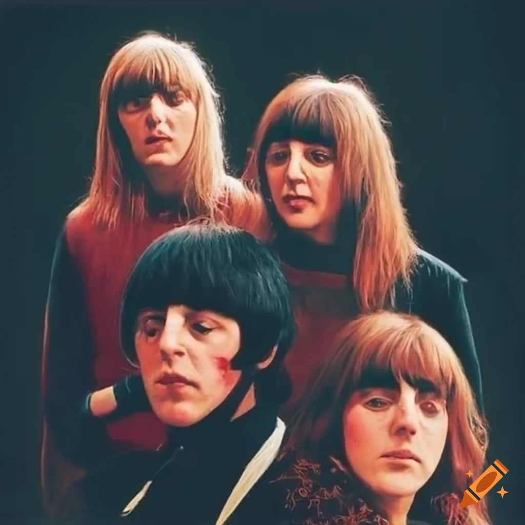 Cover of The Roches singing The Beatles on Craiyon